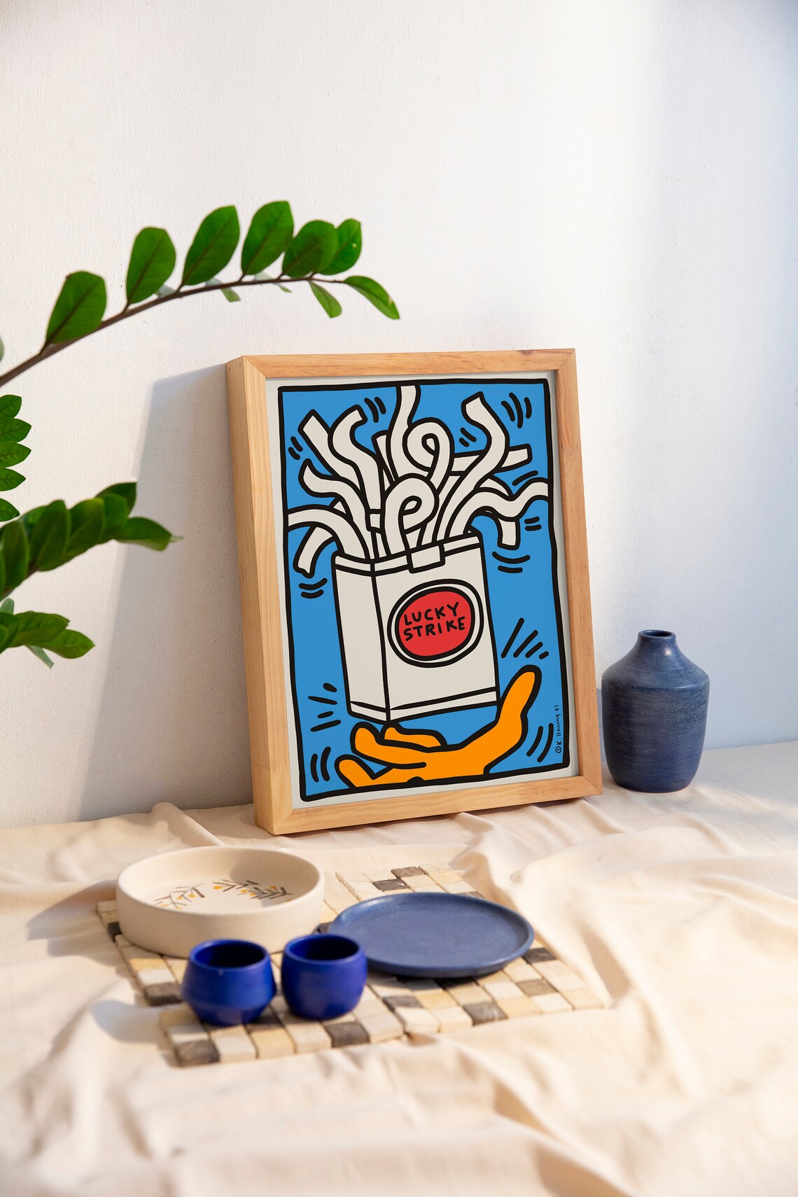 Keith Haring Print,digital Keith Haring Poster, Keith Haring Lucky ...