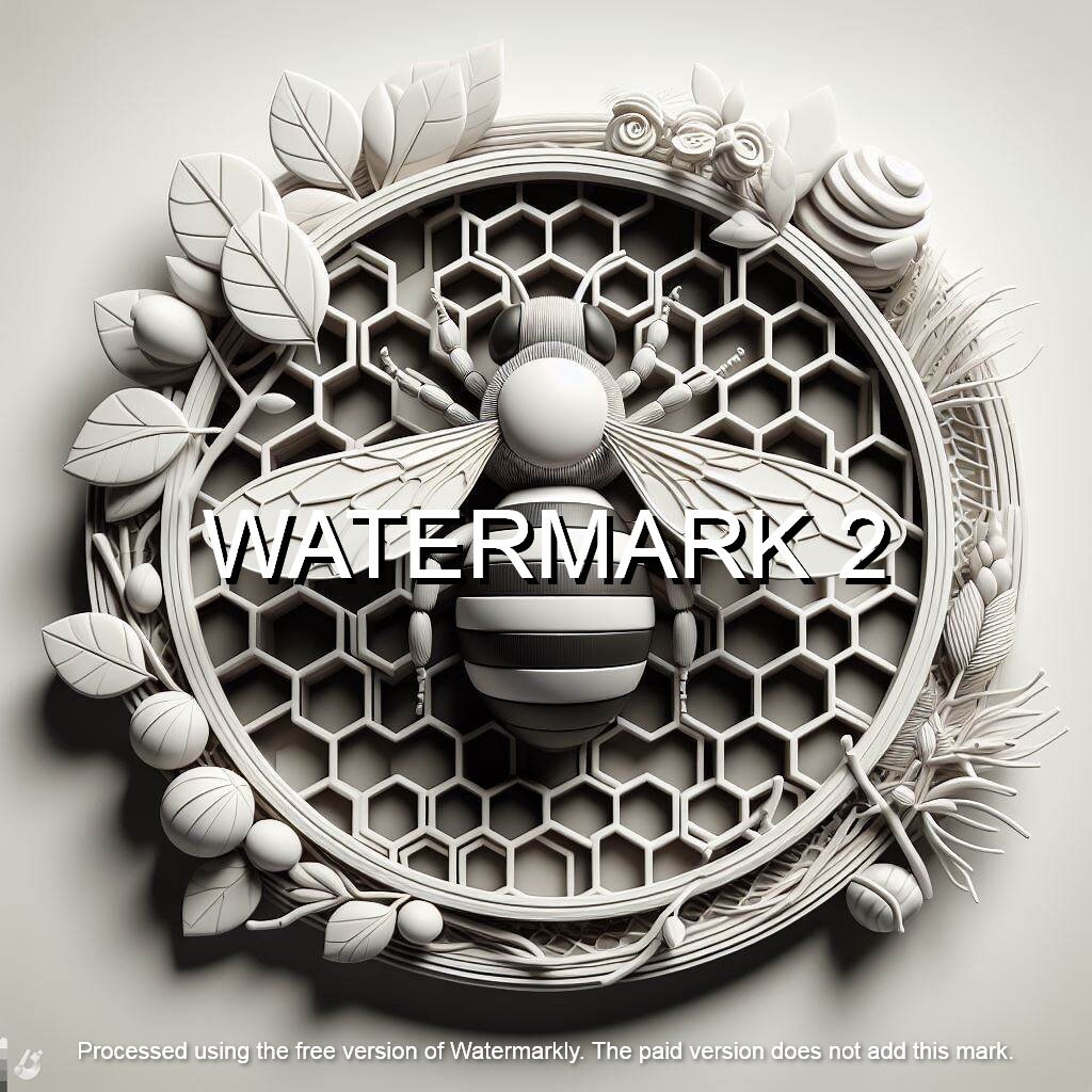 SIX High Quality 3D Honey Bee Designs Bundle Digital Design File Laser ...
