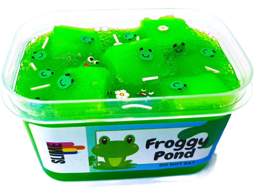 Froggy Pond Jelly Cube Slime 8oz - Etsy Australia