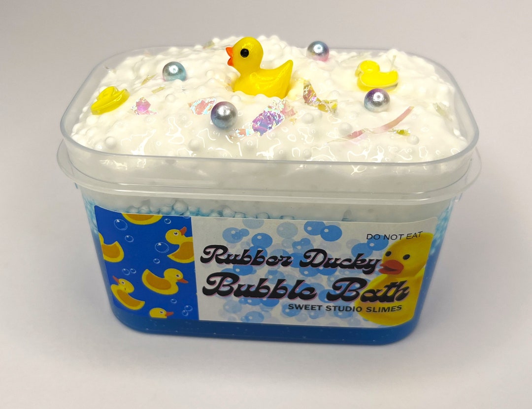 Rubber Ducky Bubble Bath Slime 8oz - Etsy Australia
