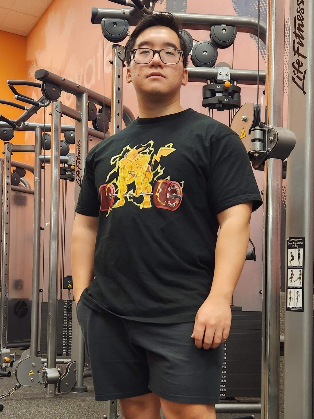 Peakachu - Swole Pokemon Gym Shirt - Etsy