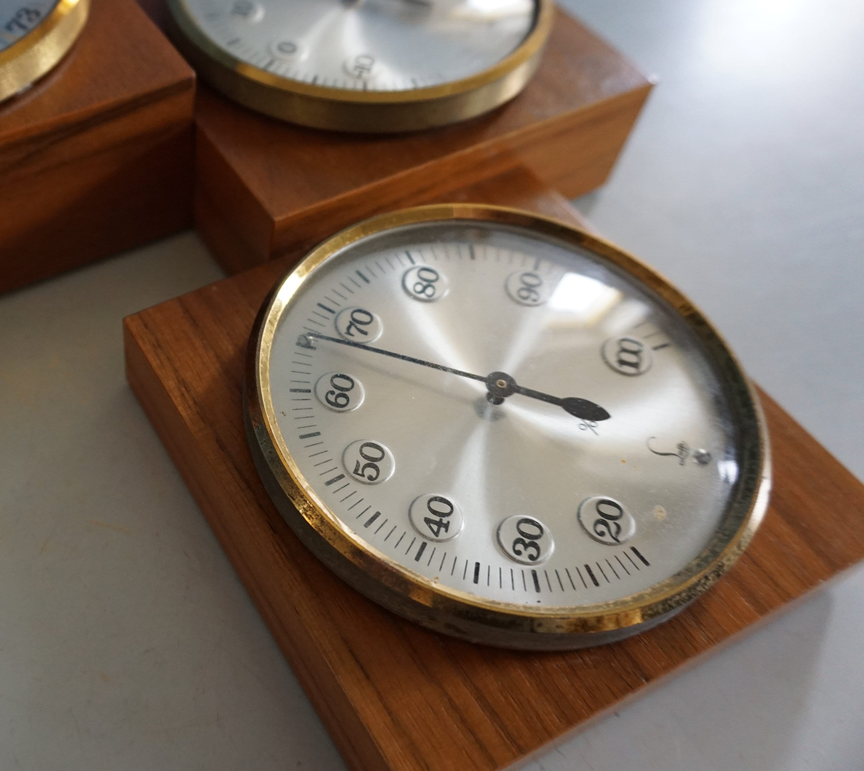 Vintage Lufft Weather Station Model 1066holz Wegner Era 70s (E23-022 ...