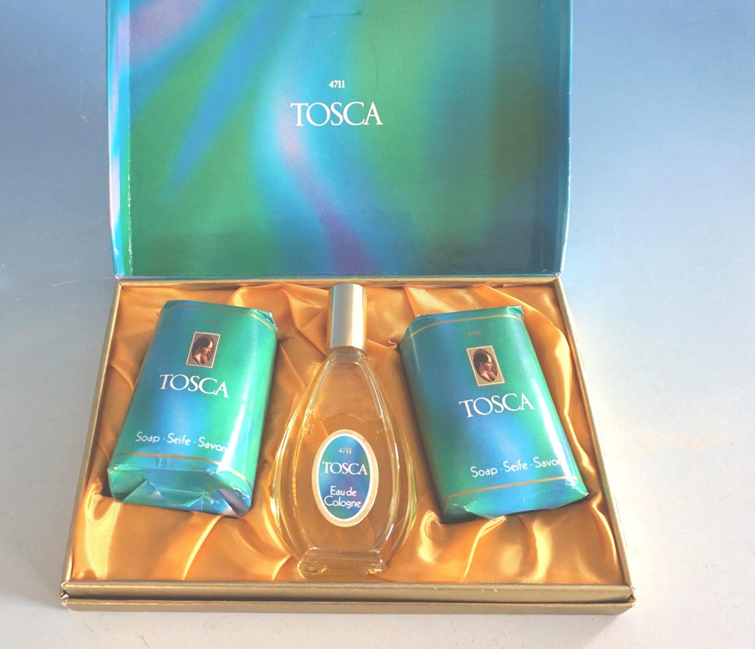 Vintage 4711 Tosca Eau De Cologne + 2 Soaps 100 G Gift Box Gift Set 70s ...