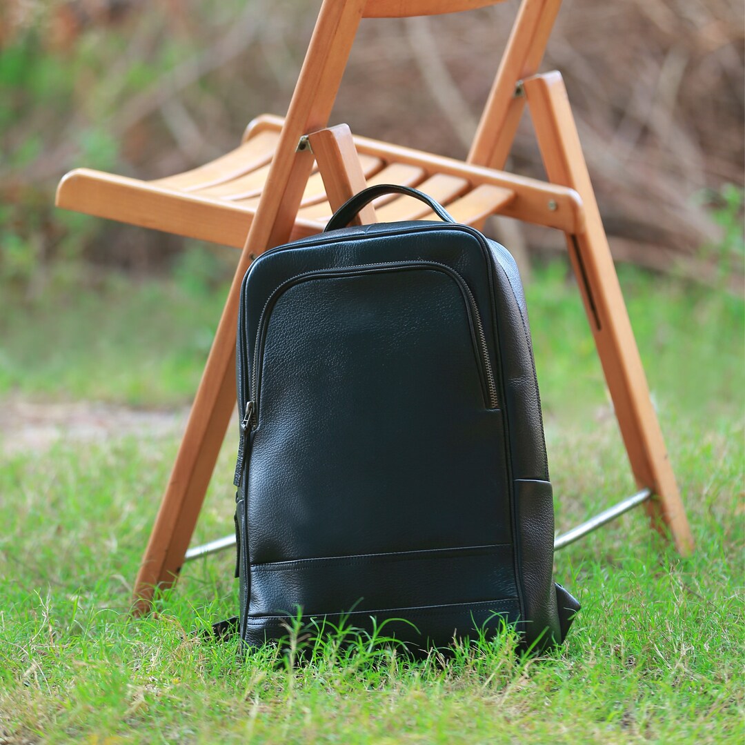 Canuck Leather Backpack Leather Knapsack Rucksack Travel - Etsy