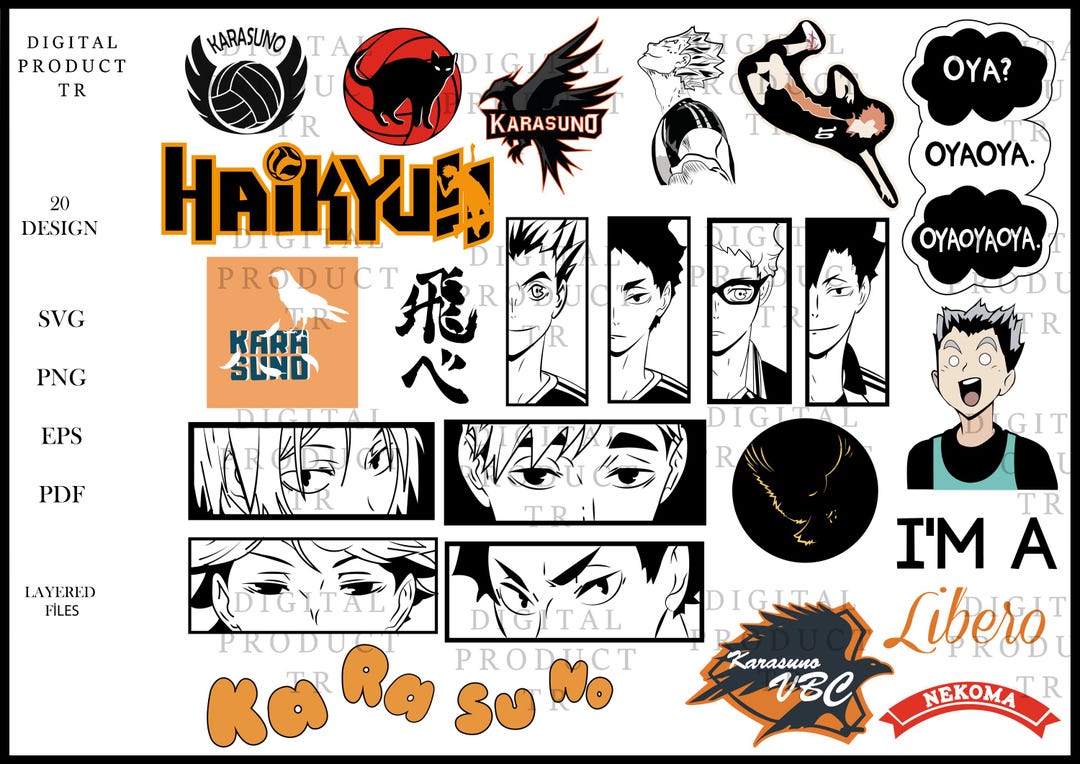 Svg Bundle - Anime Svg Bundle - Manga - Japennese - SVG PNG EPS - Etsy