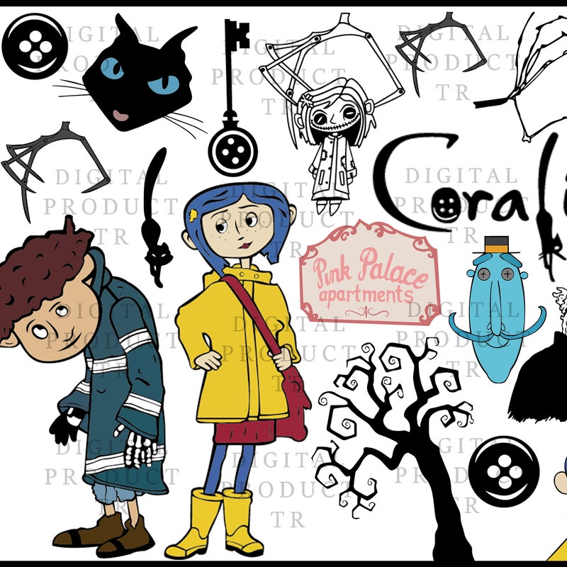 Coraline Party Template - Etsy UK