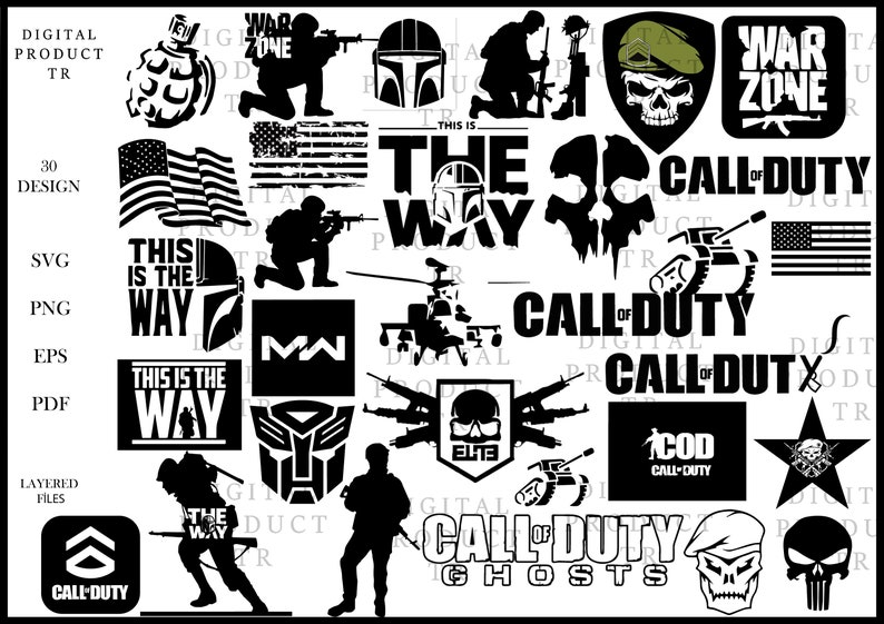 War Zone Svg Bundle - Etsy