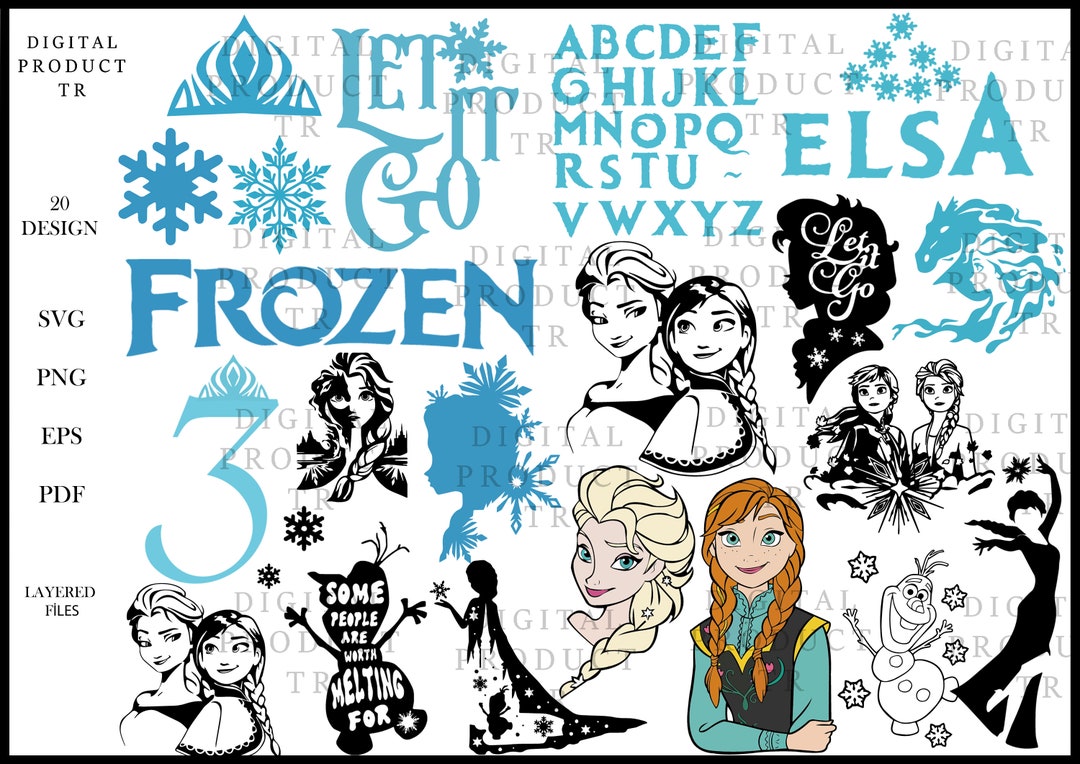 Frozen Svg Bundle - Etsy