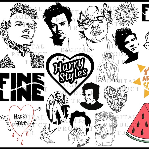 Harry Styles Svg Png - Etsy