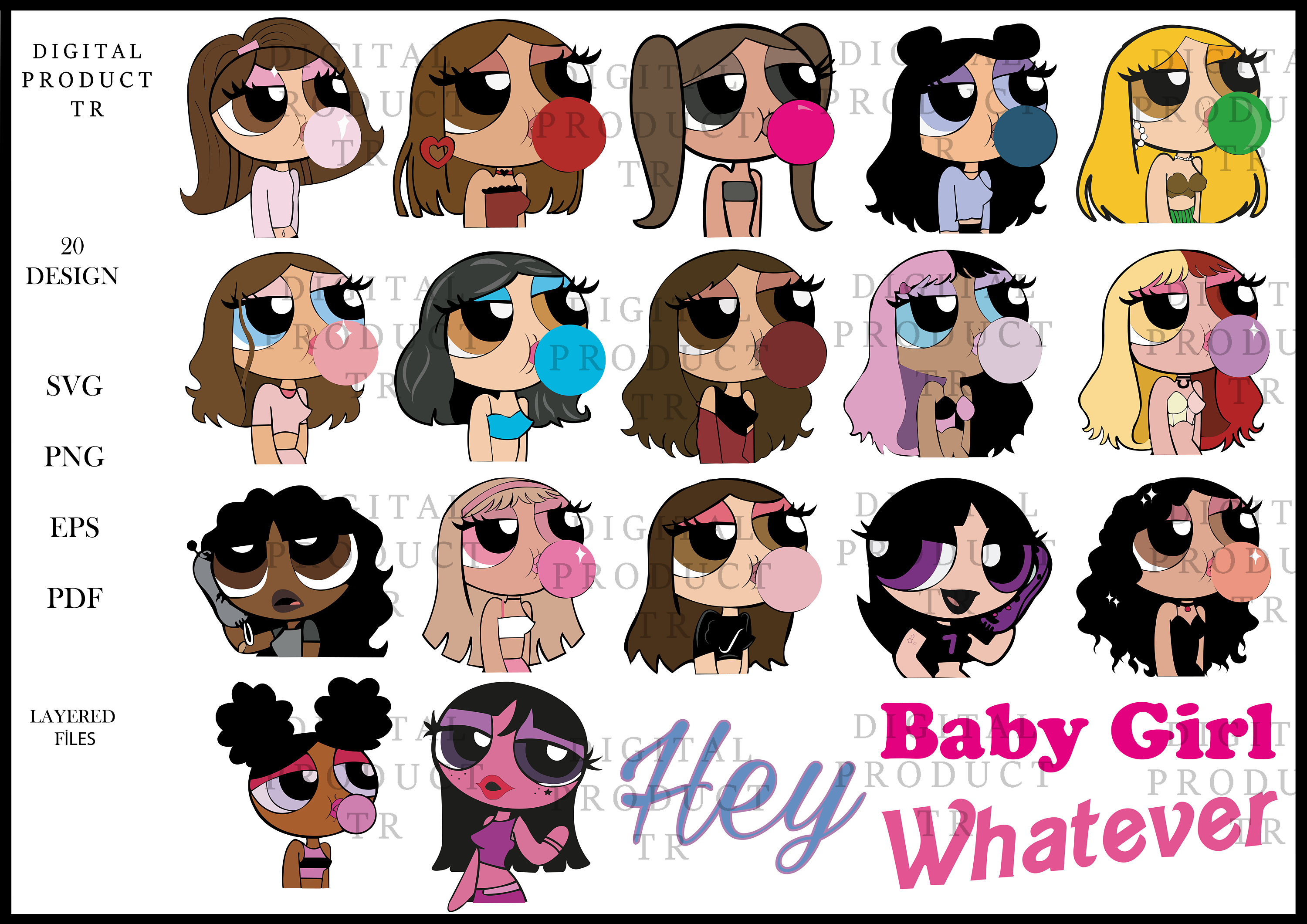 Powerpuff Girls Svg Bundle - Etsy