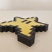 Super Star Super Mario 8-bit Pixel Art 3D Printed Home Decor Retro ...