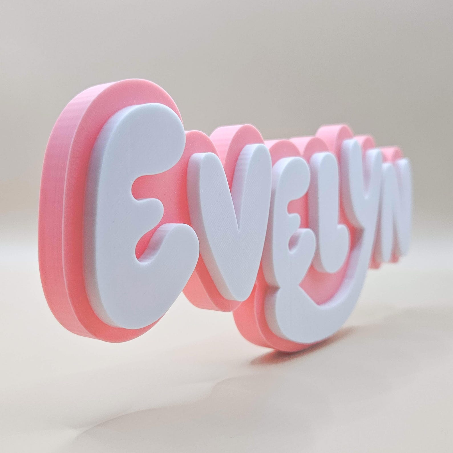 Personalised Bluey Style Name Sign, Custom Name Plate, Bedroom Decor - Etsy