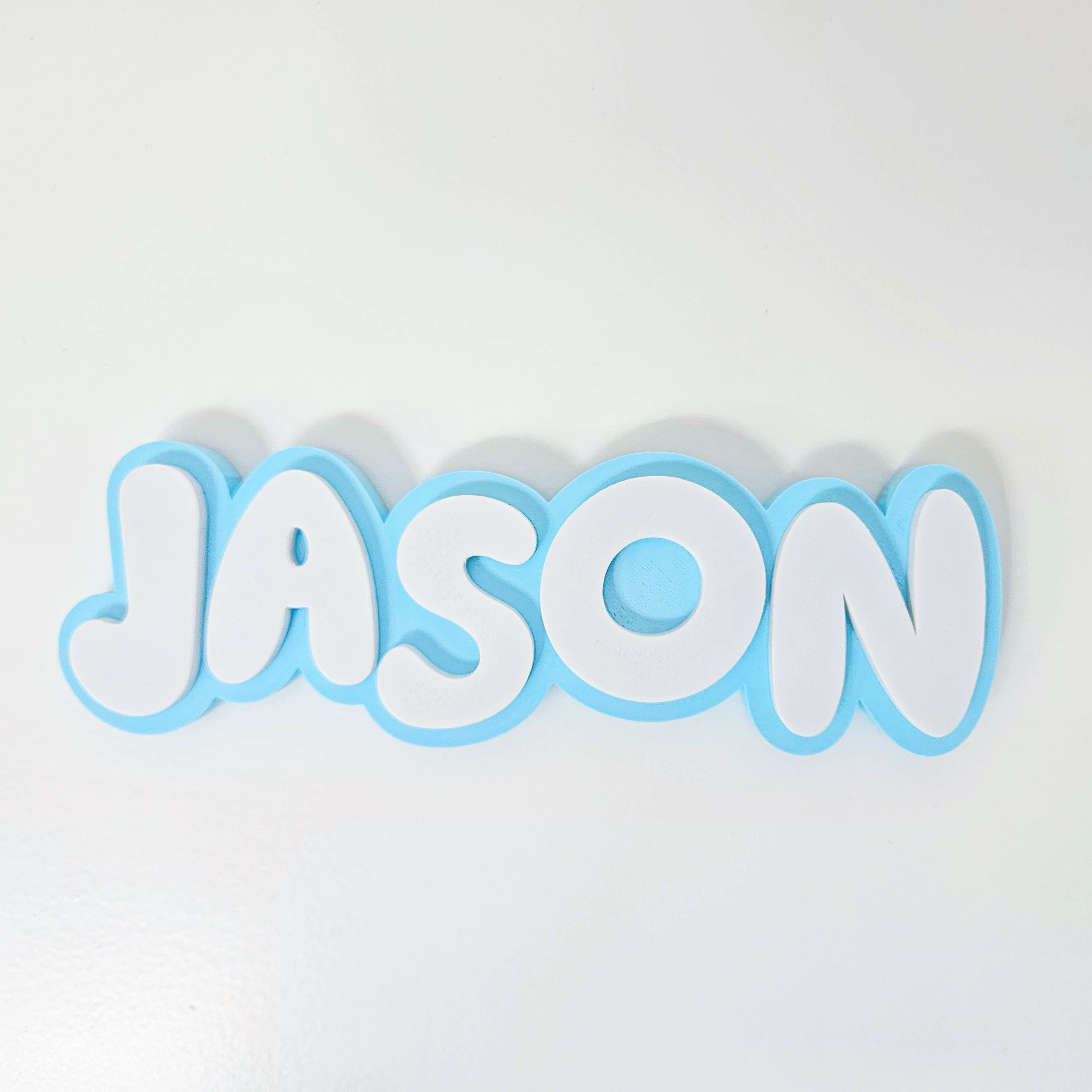 Personalised Bluey Style Name Sign, Custom Name Plate, Bedroom Decor - Etsy