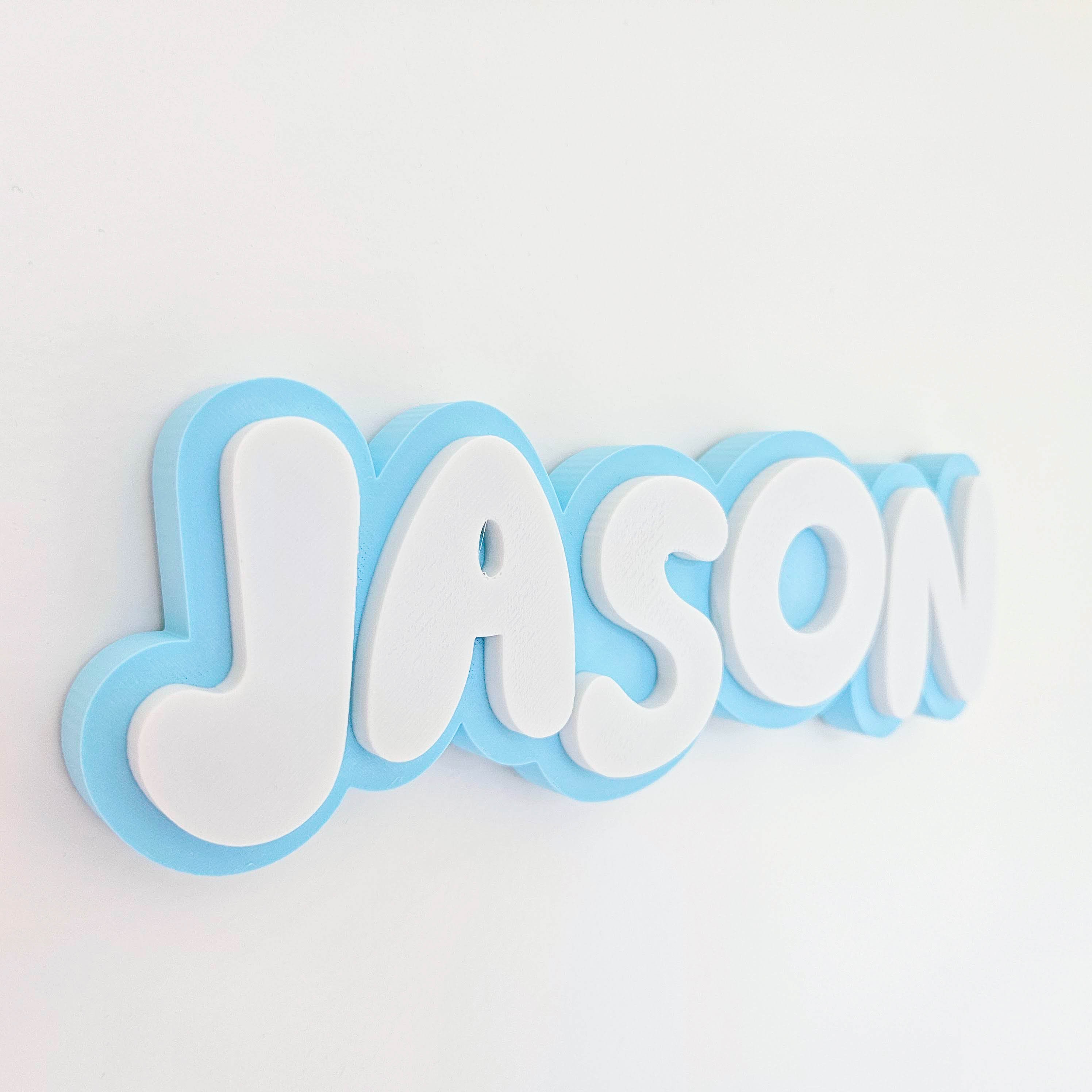 Personalised Bluey Style Name Sign, Custom Name Plate, Bedroom Decor - Etsy
