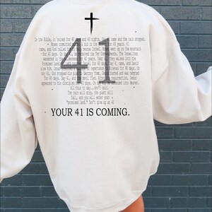 Your 41 is Coming SVG PNG: Christian Cross Design (digital Files) - Etsy