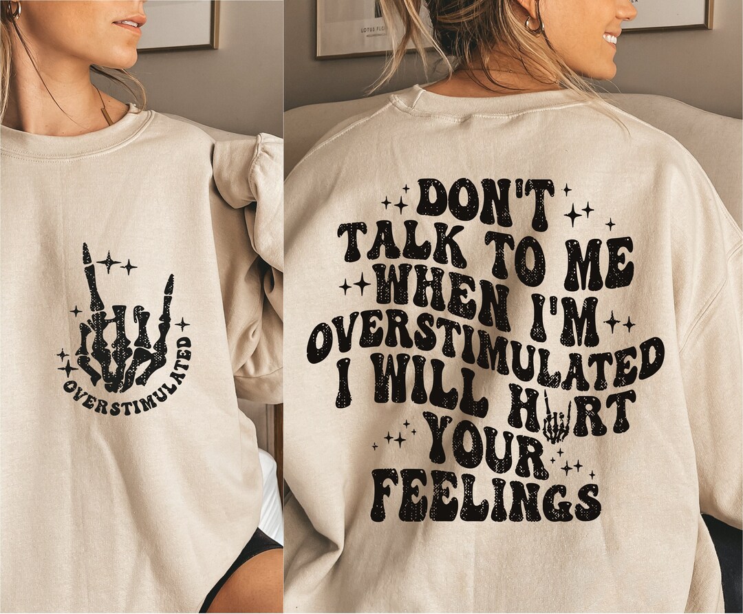 Overstimulated Svg Png: Adult Humor Sarcastic Shirt (digital Download ...