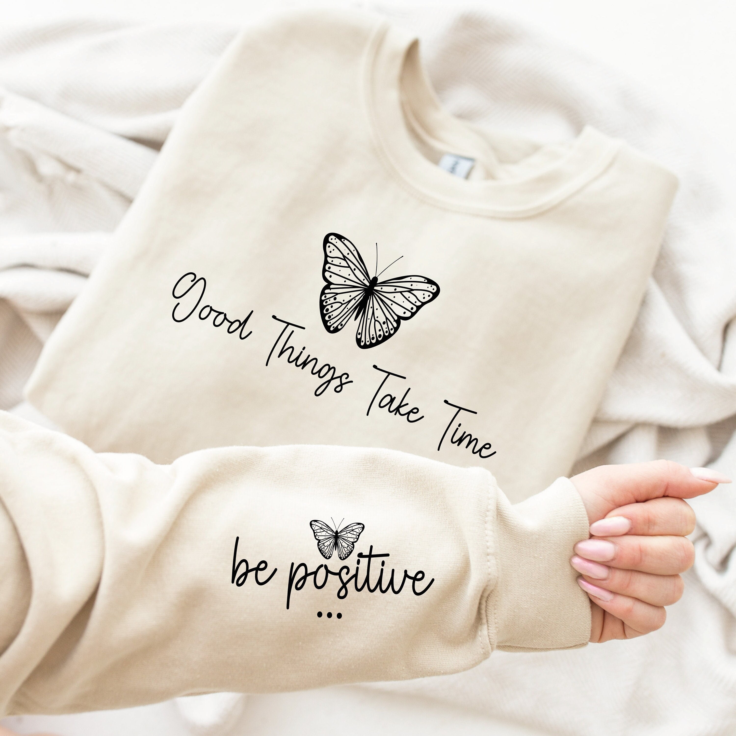 Butterfly Positive Quote SVG PNG, Boho Inspiring File (digital Download ...