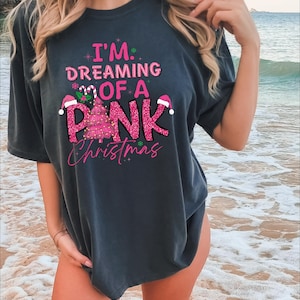 I'm Dreaming of a Pink Christmas Svg Png, Pink Christmas Svg, Pink ...