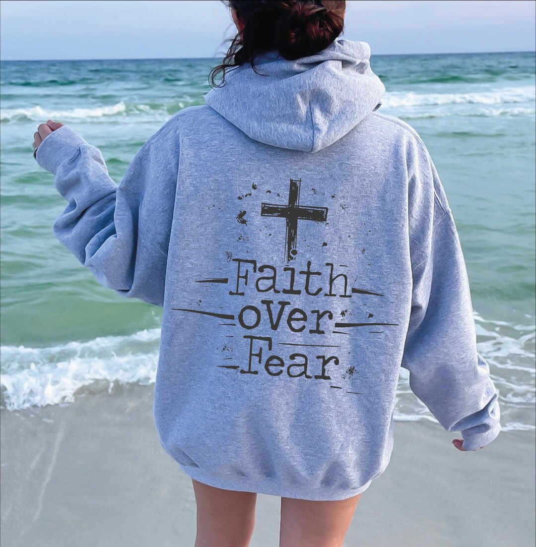 Faith Over Fear Cross Svg: Christian Shirt Design (digital Download ...