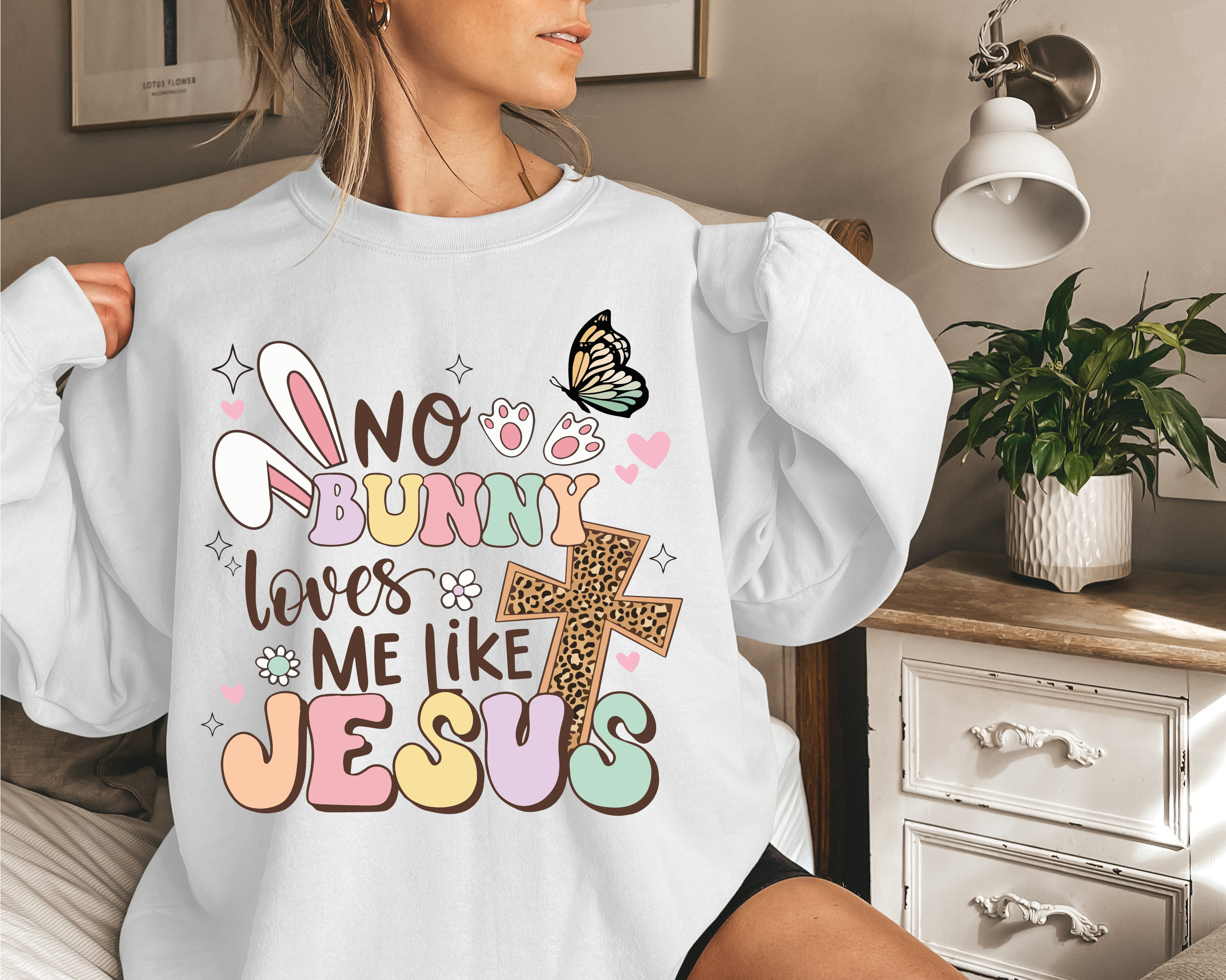 No Bunny Loves Me Like Jesus Png, No Bunny Loves Me Like Jesus Svg, No ...