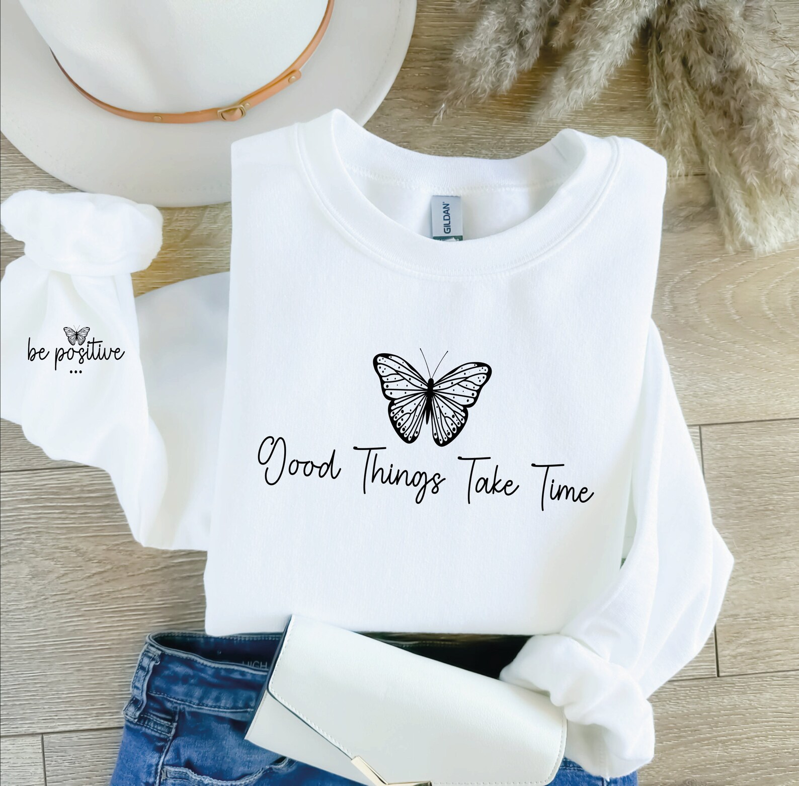 Butterfly Positive Quote SVG PNG, Boho Inspiring File (digital Download ...