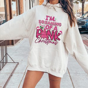 I'm Dreaming of a Pink Christmas Svg Png, Pink Christmas Svg, Pink ...