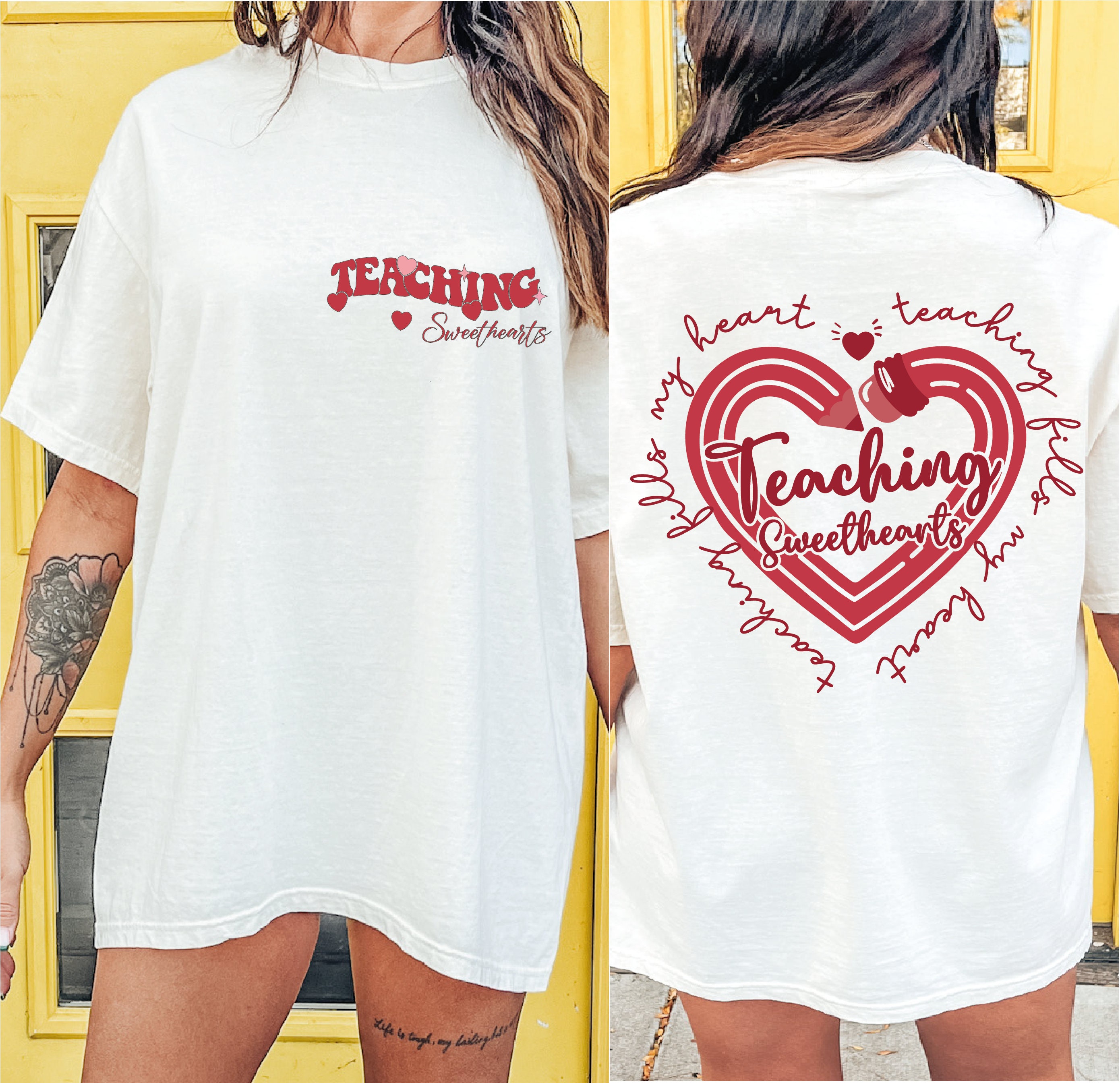 Teaching Sweethearts Svg, Teacher Valentine Shirt Svg, Teaching ...