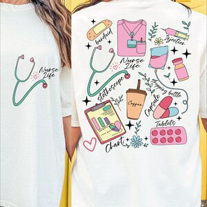 Nurse Life SVG PNG: Medical Shirt Designs (digital Download) - Etsy