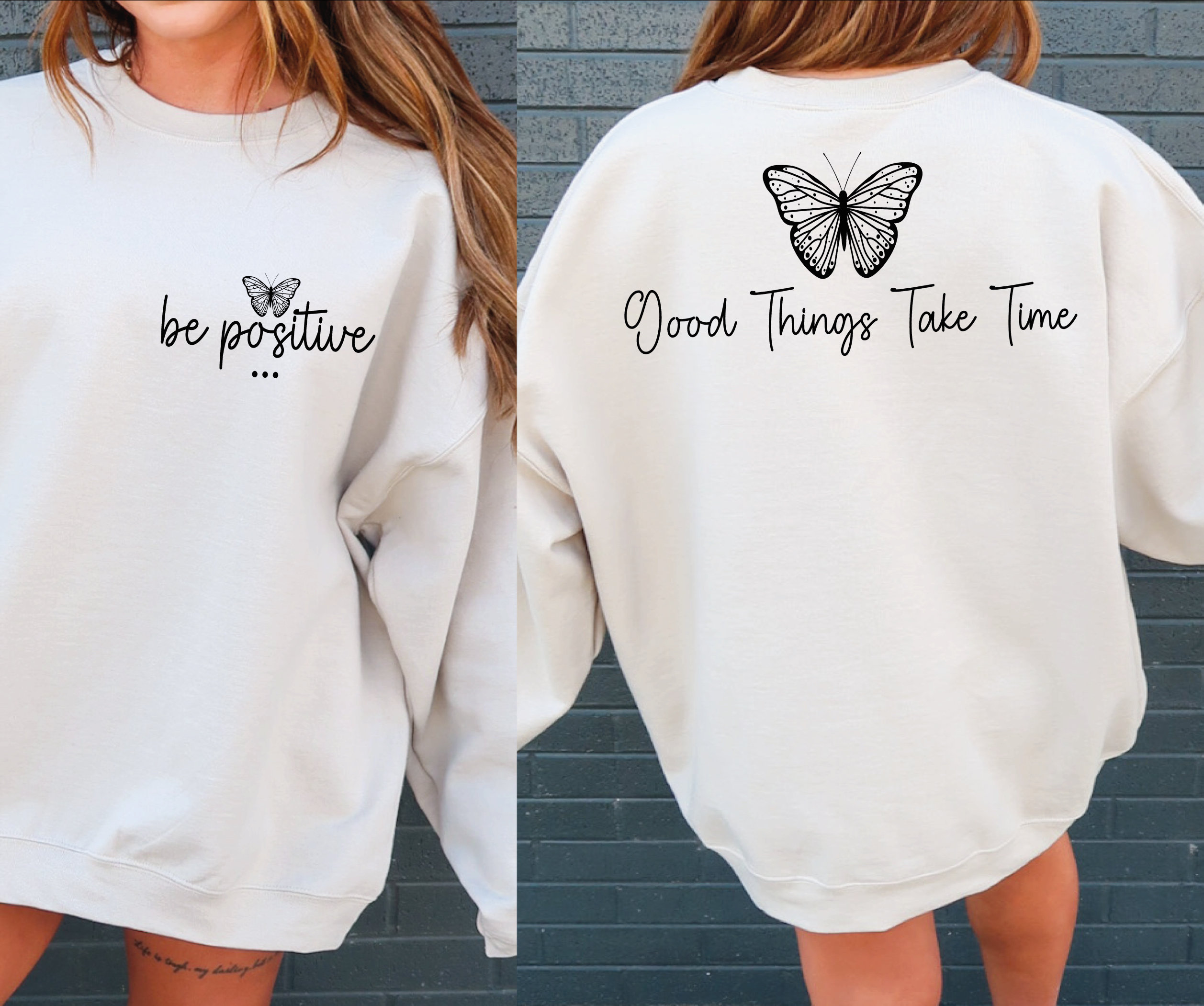Butterfly Positive Quote SVG PNG, Boho Inspiring File (digital Download ...