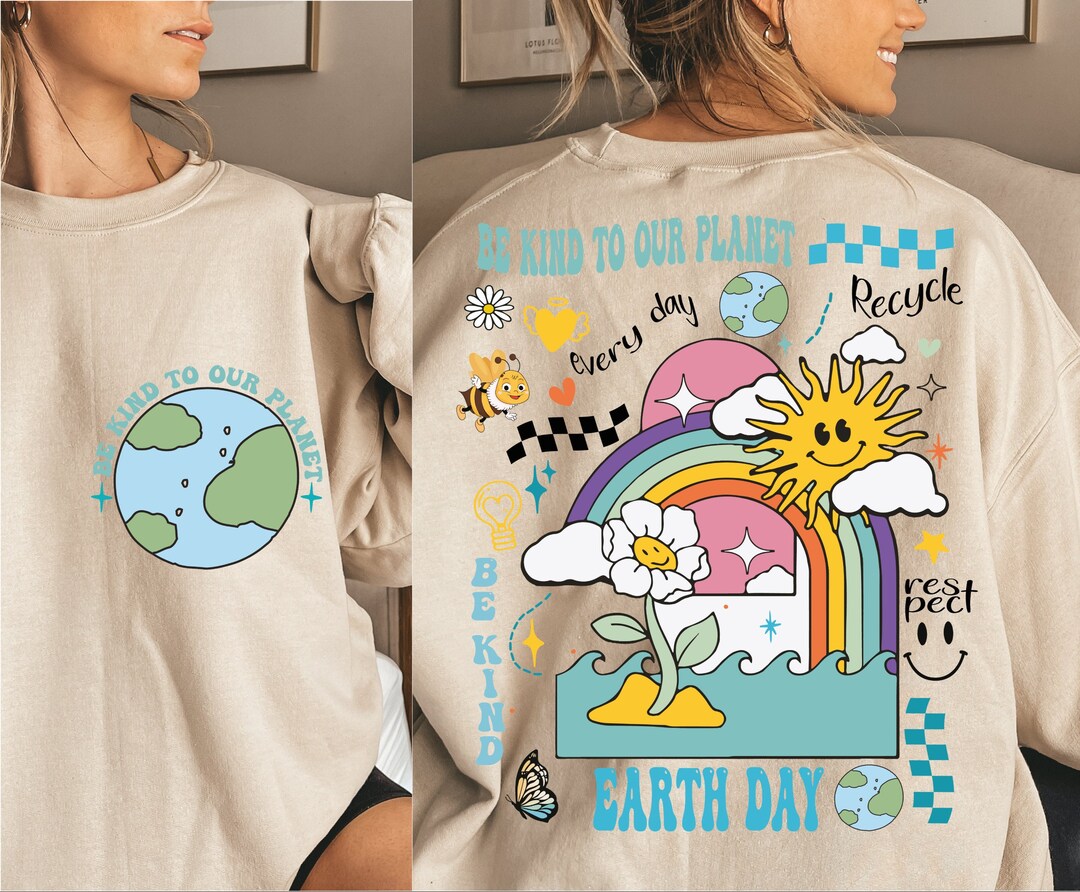 Earth Day SVG PNG: Retro Planet Clipart (digital Download) - Etsy