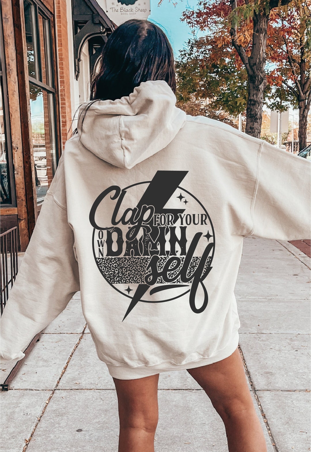 Clap for Your Own Damn Self Svg, Lightning Bolt Svg, Self Love Svg ...