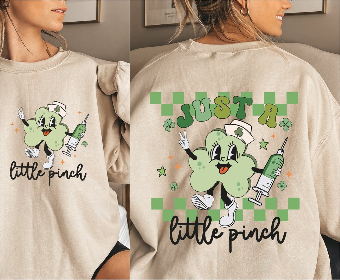 Nurse St Patrick's Day SVG PNG: Just A Little Pinch (digital Download ...