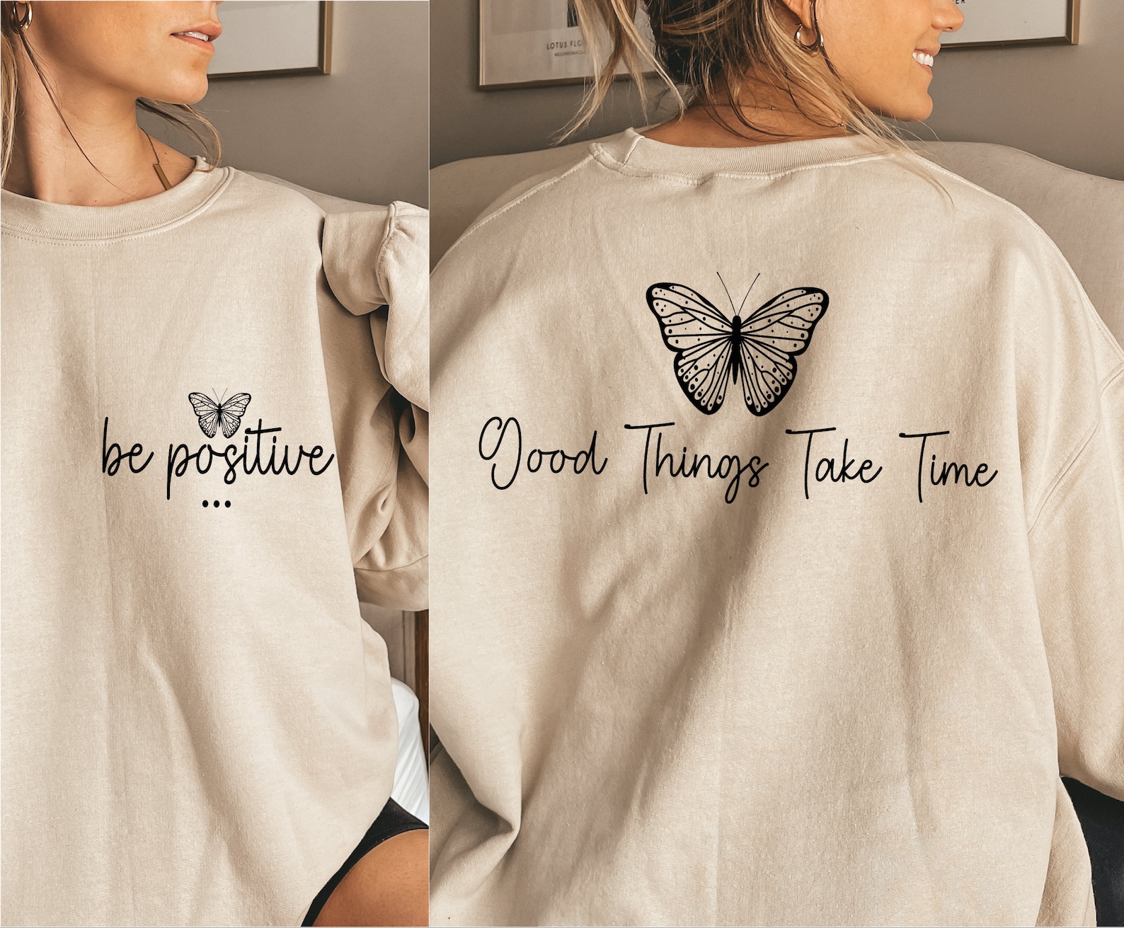 Butterfly Positive Quote SVG PNG, Boho Inspiring File (digital Download ...