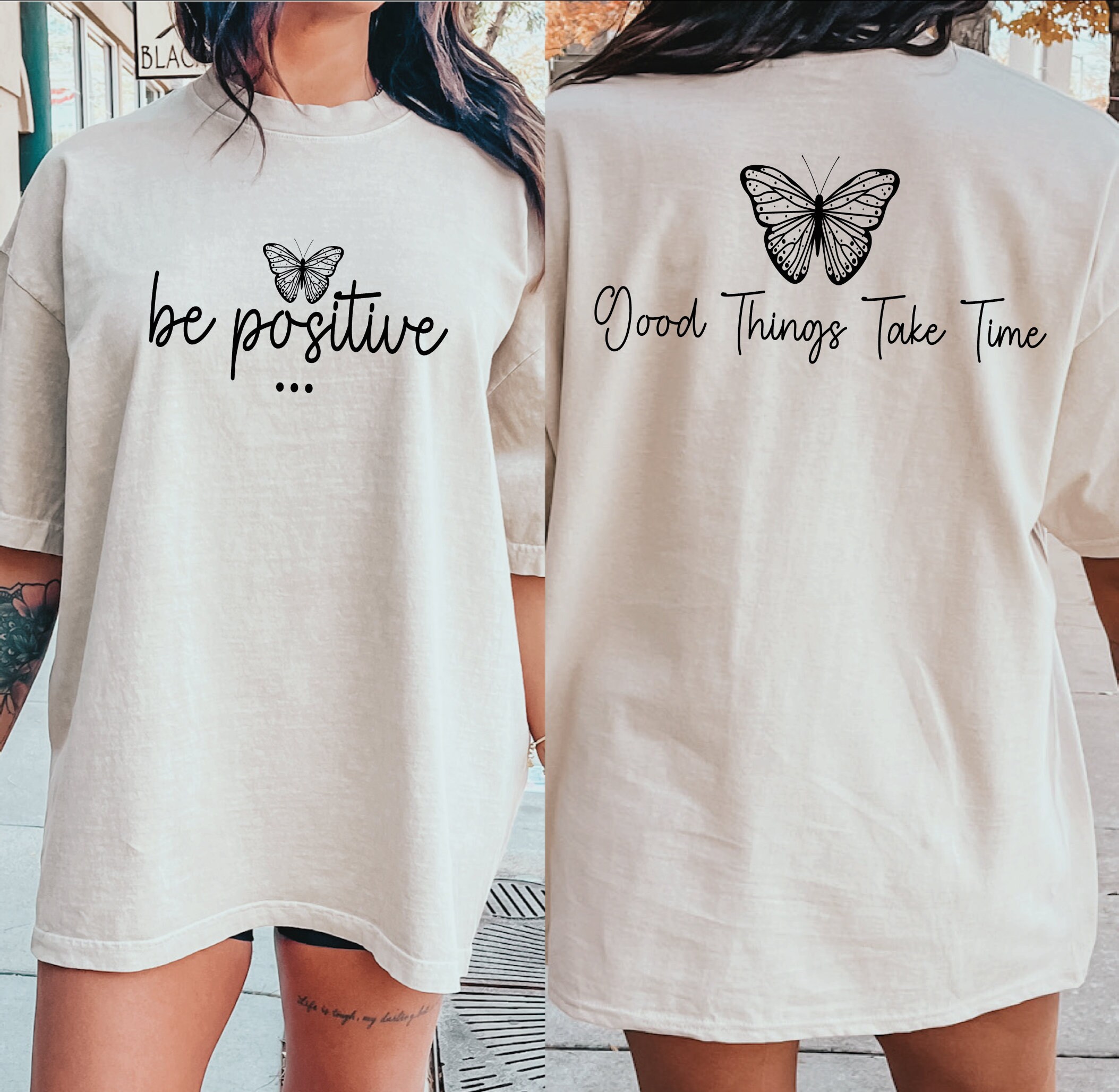 Butterfly Positive Quote SVG PNG, Boho Inspiring File (digital Download ...