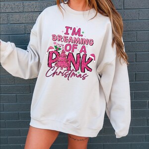 I'm Dreaming of a Pink Christmas Svg Png, Pink Christmas Svg, Pink ...