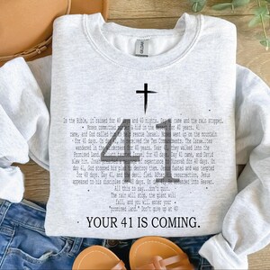 Your 41 is Coming SVG PNG: Christian Cross Design (digital Files) - Etsy