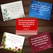 25 Christmas Themed Bible Verse Cards NIV and KJV Encouraging Bible ...
