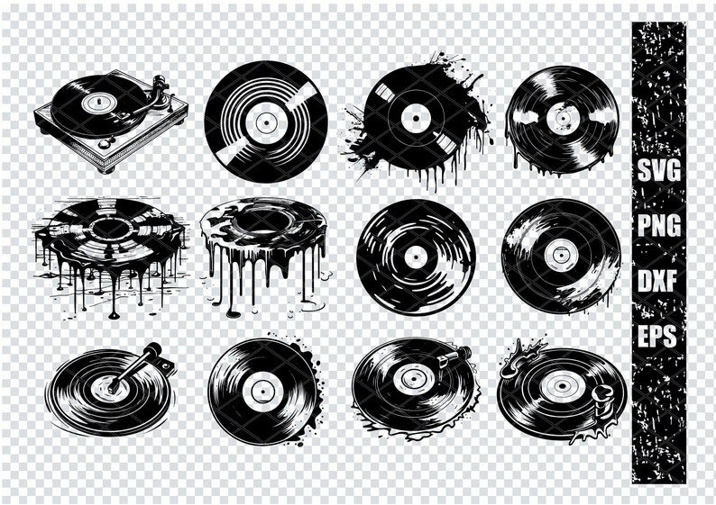 VINYL RECORD SVG, Vinyl Record Svg Files for Cricut, Vinyl Record ...