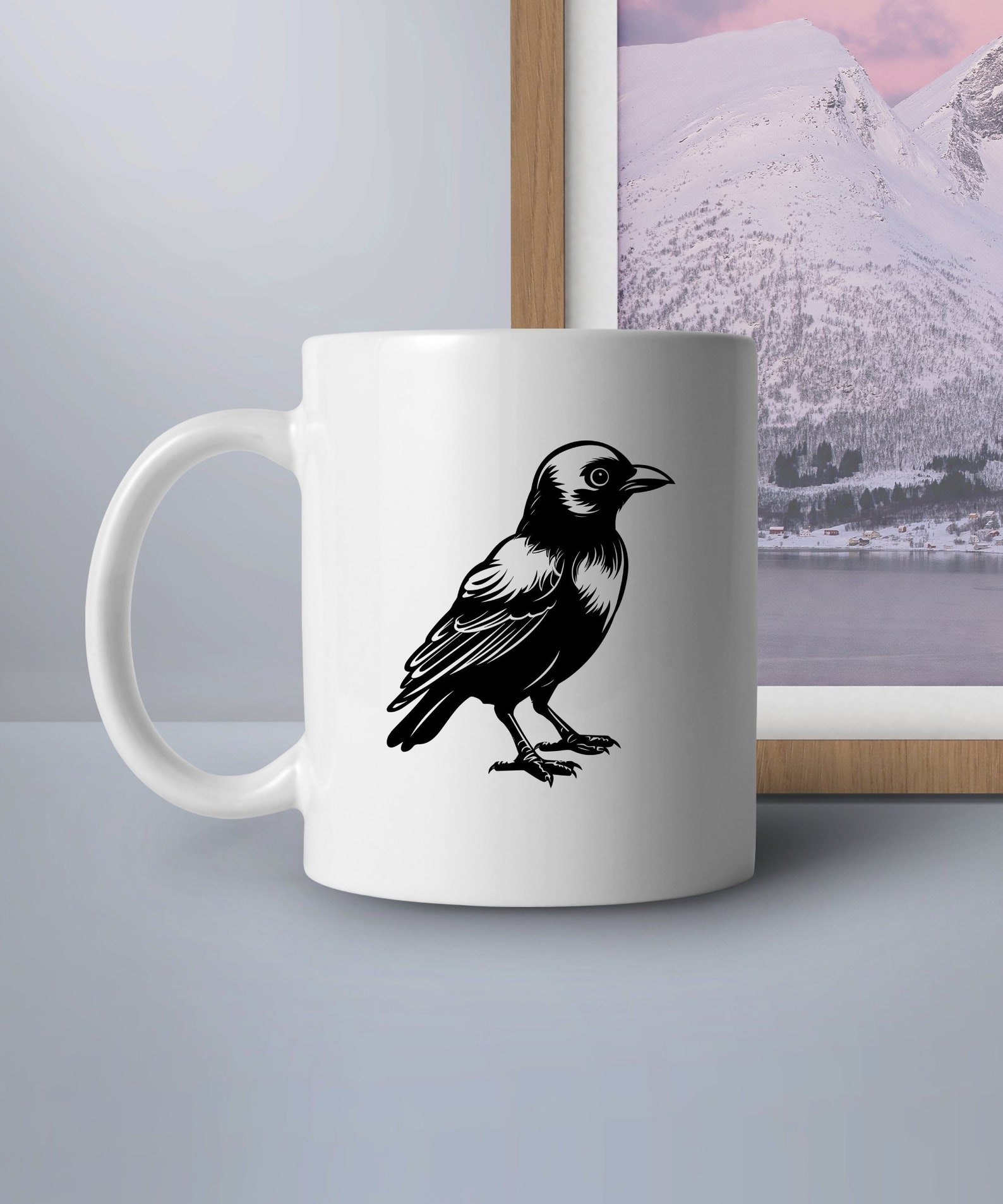 CUTE BABY RAVEN Svg, Cute Baby Crow Svg Files for Cricut, Adorable Crow ...