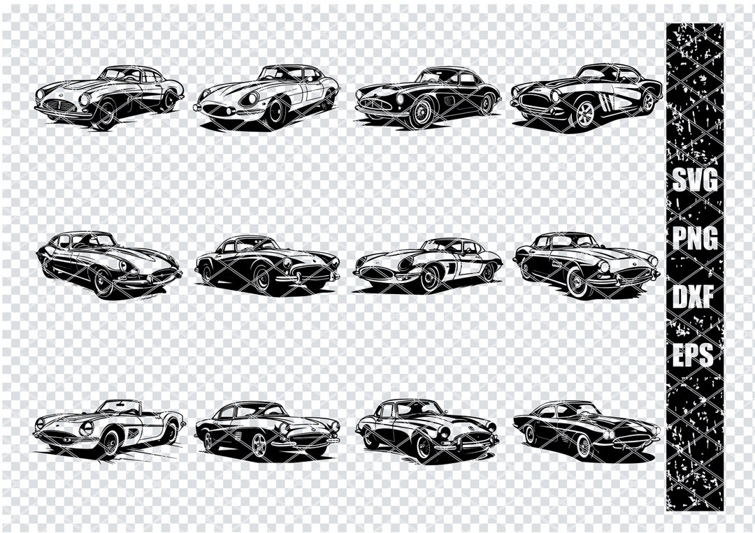 AMERICAN MUSCLE CAR Svg, Classic Muscle Car Svg Files for Cricut ...