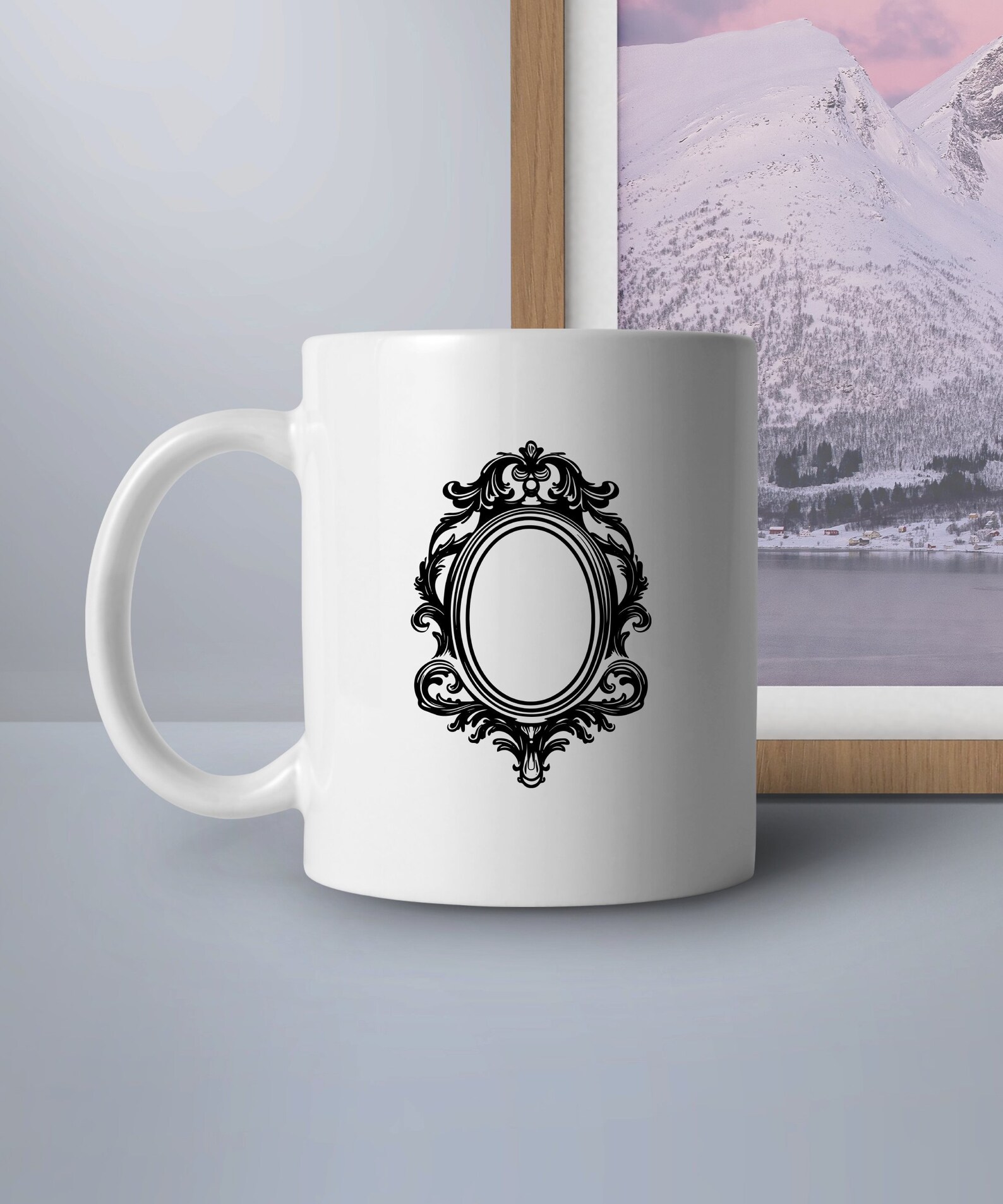 ANTIQUE MIRROR SVG, Vintage Mirror Svg Files for Cricut, Old Classic ...