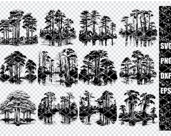 BLACK TUPELO TREE Svg, Tupelo Gum Tree Svg Files for Cricut, Tupelo ...