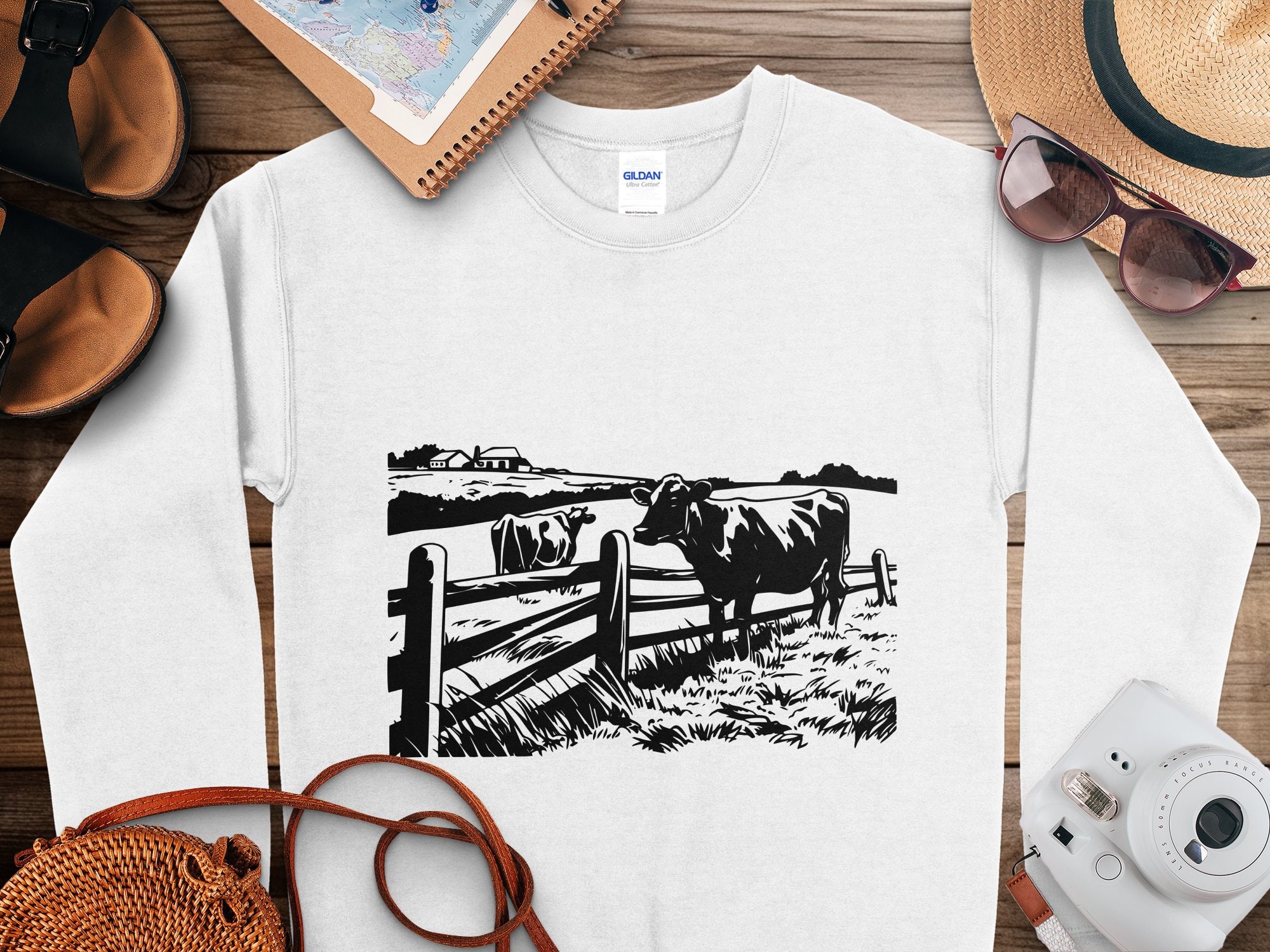 CATTLE COW FARM Svg, Cattle Cow Rustic Barn Svg Files for Cricut ...