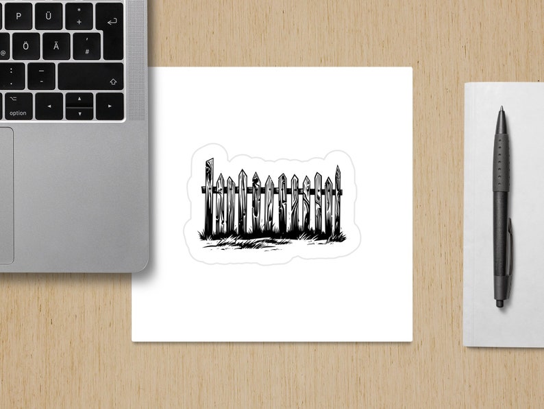 TIMBER FENCE SVG, Wooden Timber Fence Svg Files for Cricut, Picket ...