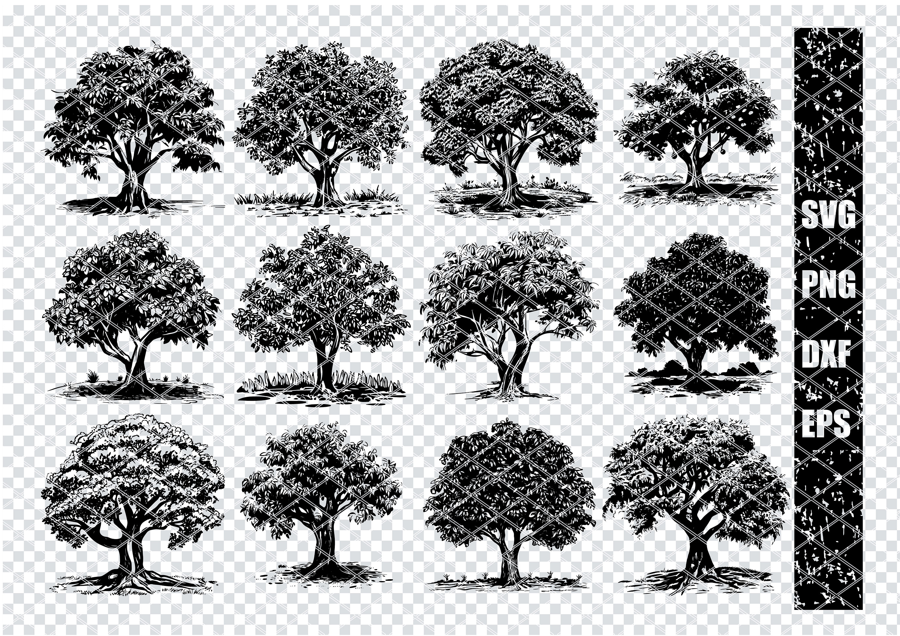 MANGO TREE SVG, Mango Tree Svg Svg Files for Cricut, Mango Tree Clipart ...
