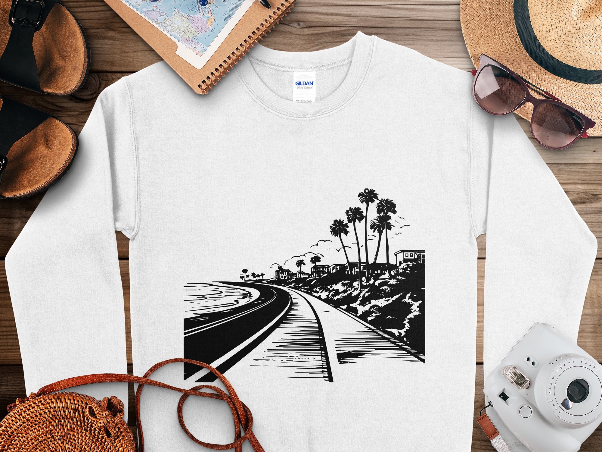 COASTAL ROAD HIGHWAY Svg, Coastal Road Route Svg Files for Cricut ...