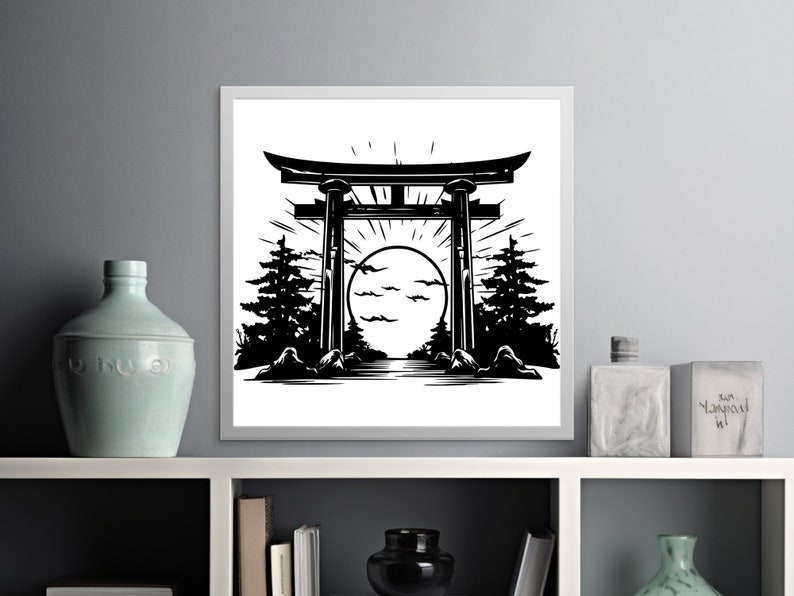 JAPANESE TORII GATE Svg, Japanese Arch Gate Svg Files for Cricut ...