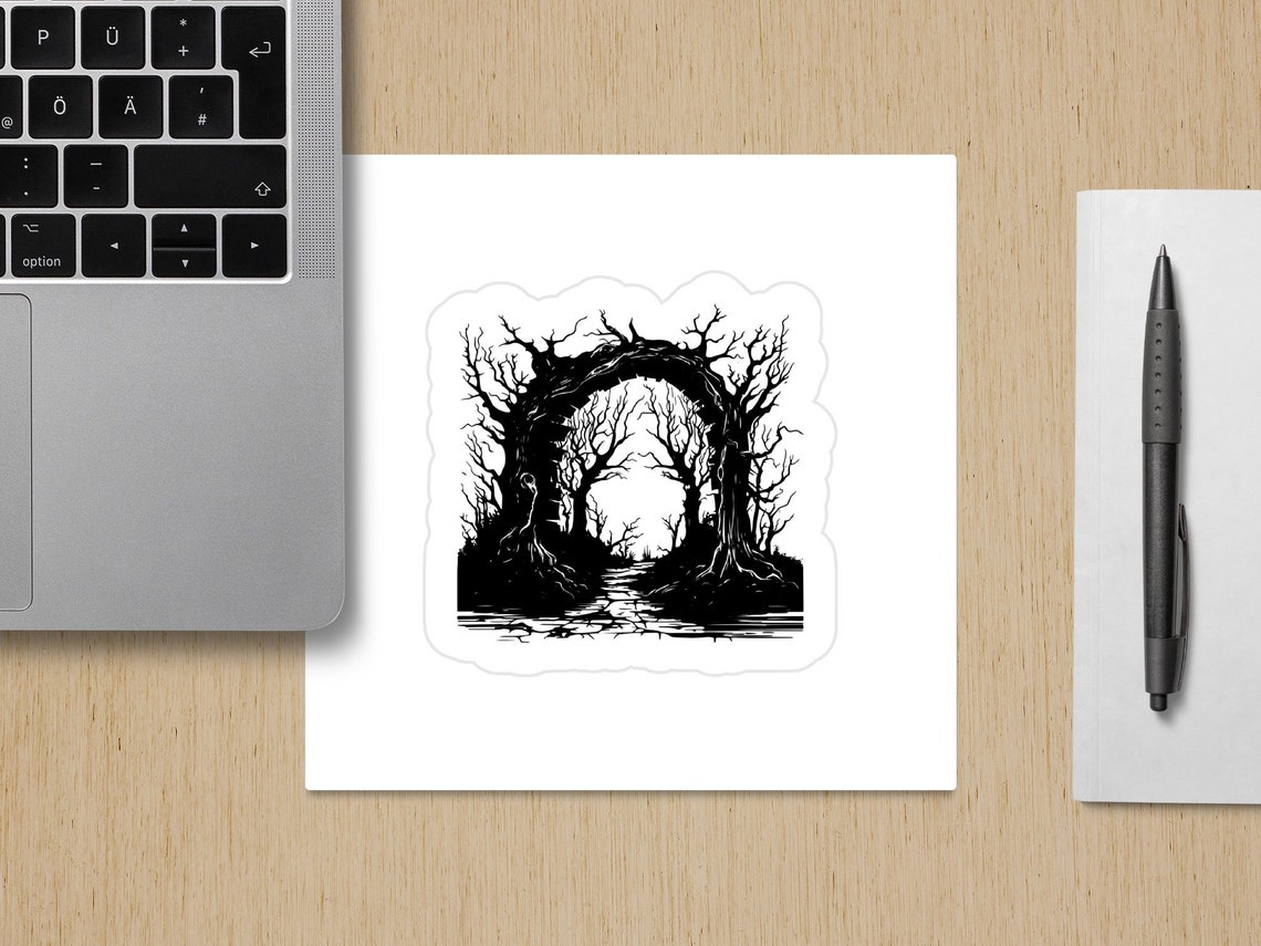DARK FOREST PORTAL Svg, Dark Forest Wood Gateway Svg Files for Cricut ...