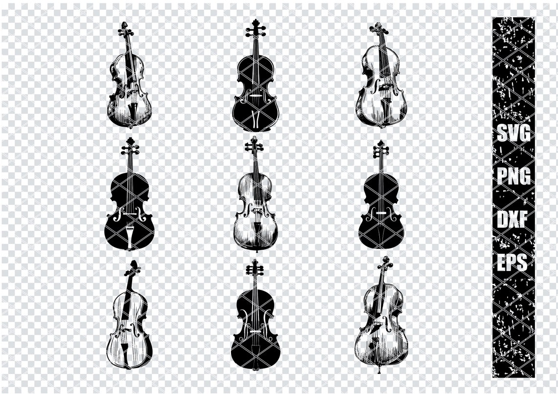 CELLO SVG, CELLO Svg Files for Cricut, Cello Clipart, Laser Cut Files ...