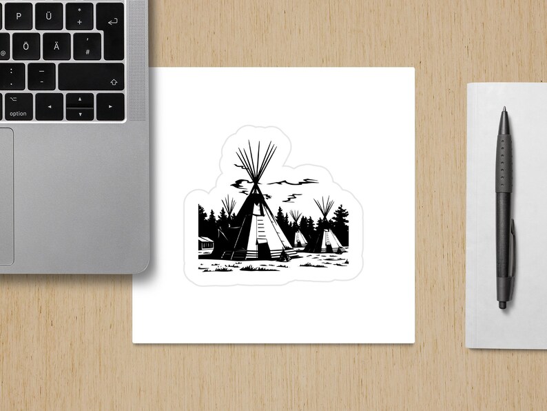 INDIAN TIPI TEEPEE Svg, Native American Tipi Camp Svg Files for Cricut ...